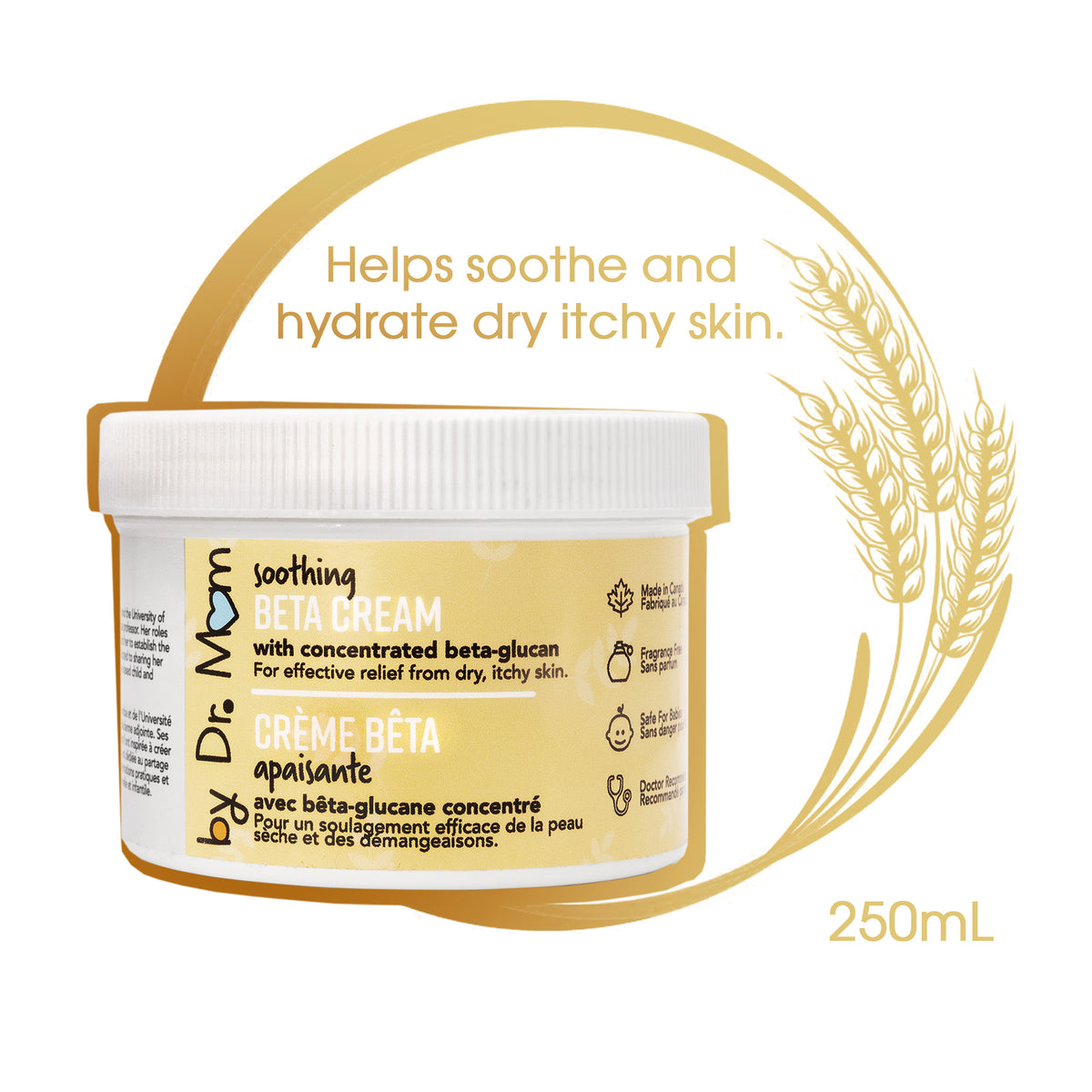 Soothing Beta Cream 250ml – By Dr Mom